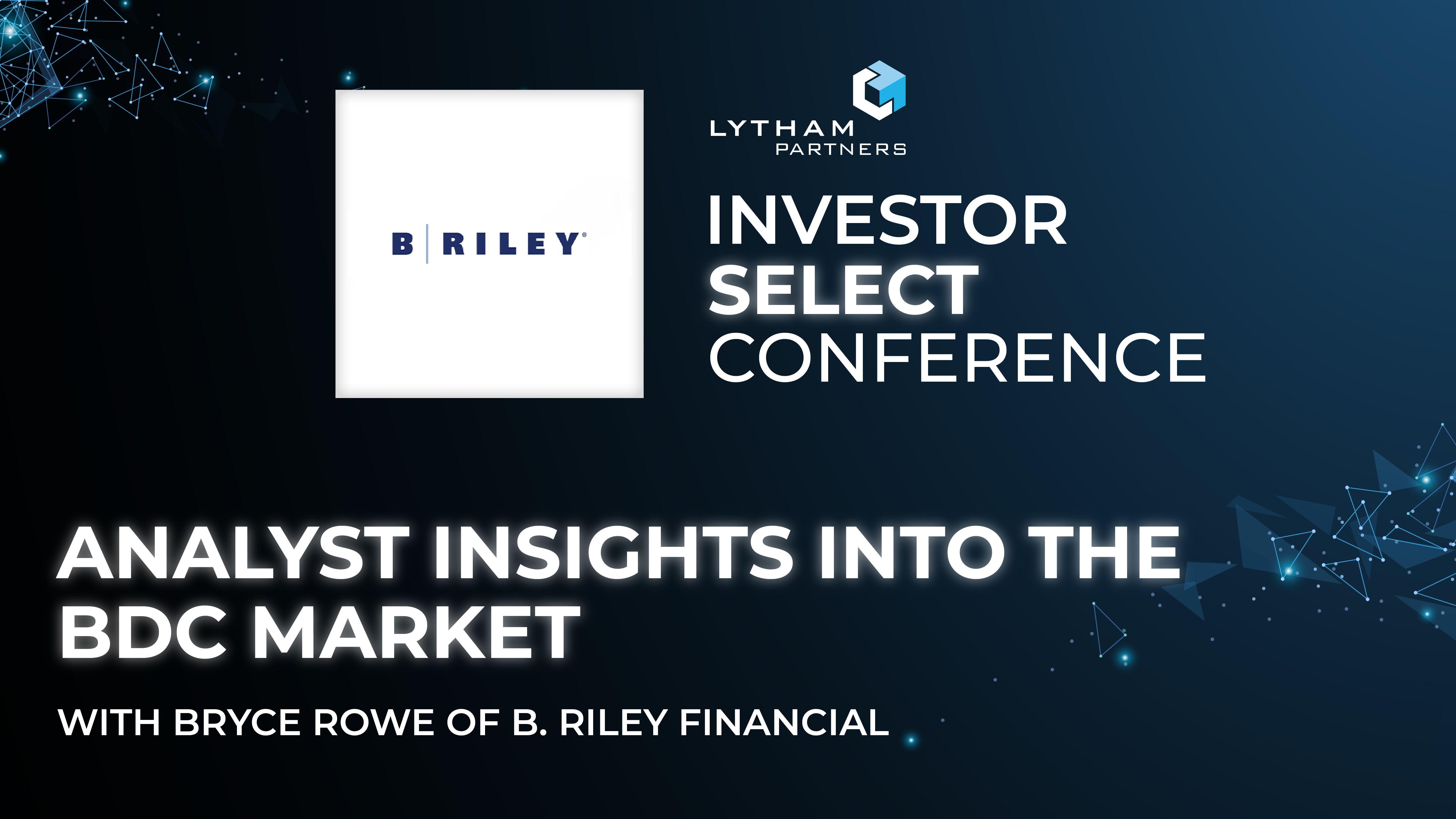 Analyst Insights into the BDC Market KOL Panel - Lytham Partners ...