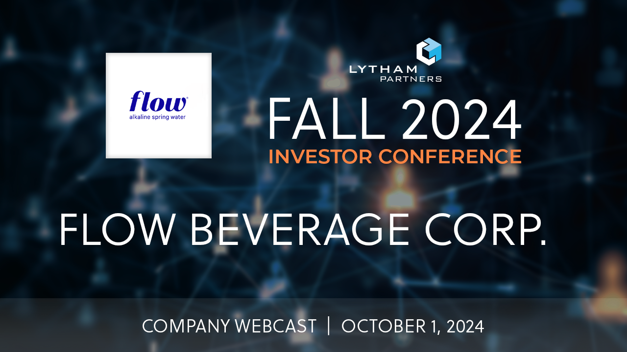 Flow Beverage (FLOW / FLWBF) Company Webcast - Lytham Partners ...